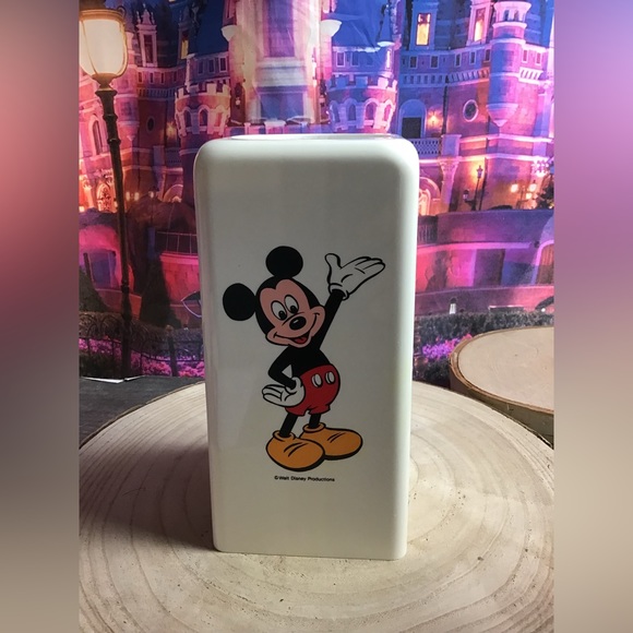 Disney | Bath | Vintage Disney Mickey Mouse Dixie Popup Cup Dispenser ...